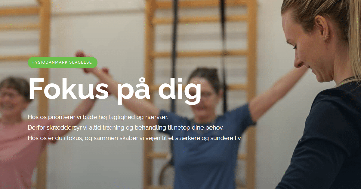FysioDanmark Slagelse - Din fysioterapi klinik & træningscenter